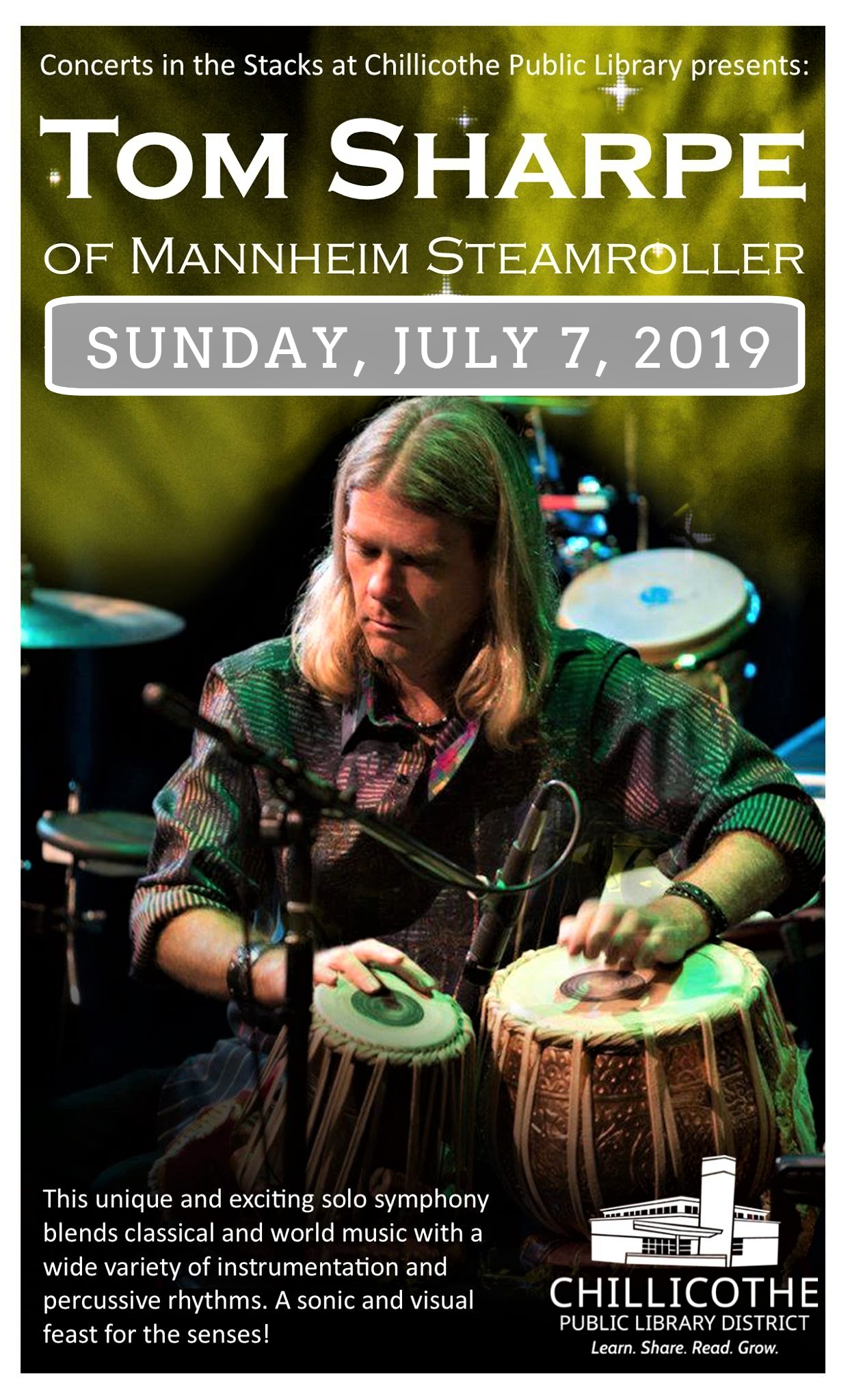 Tom Sharpe Live | Chillicothe, IL | Tom Sharpe | Composer | Performer